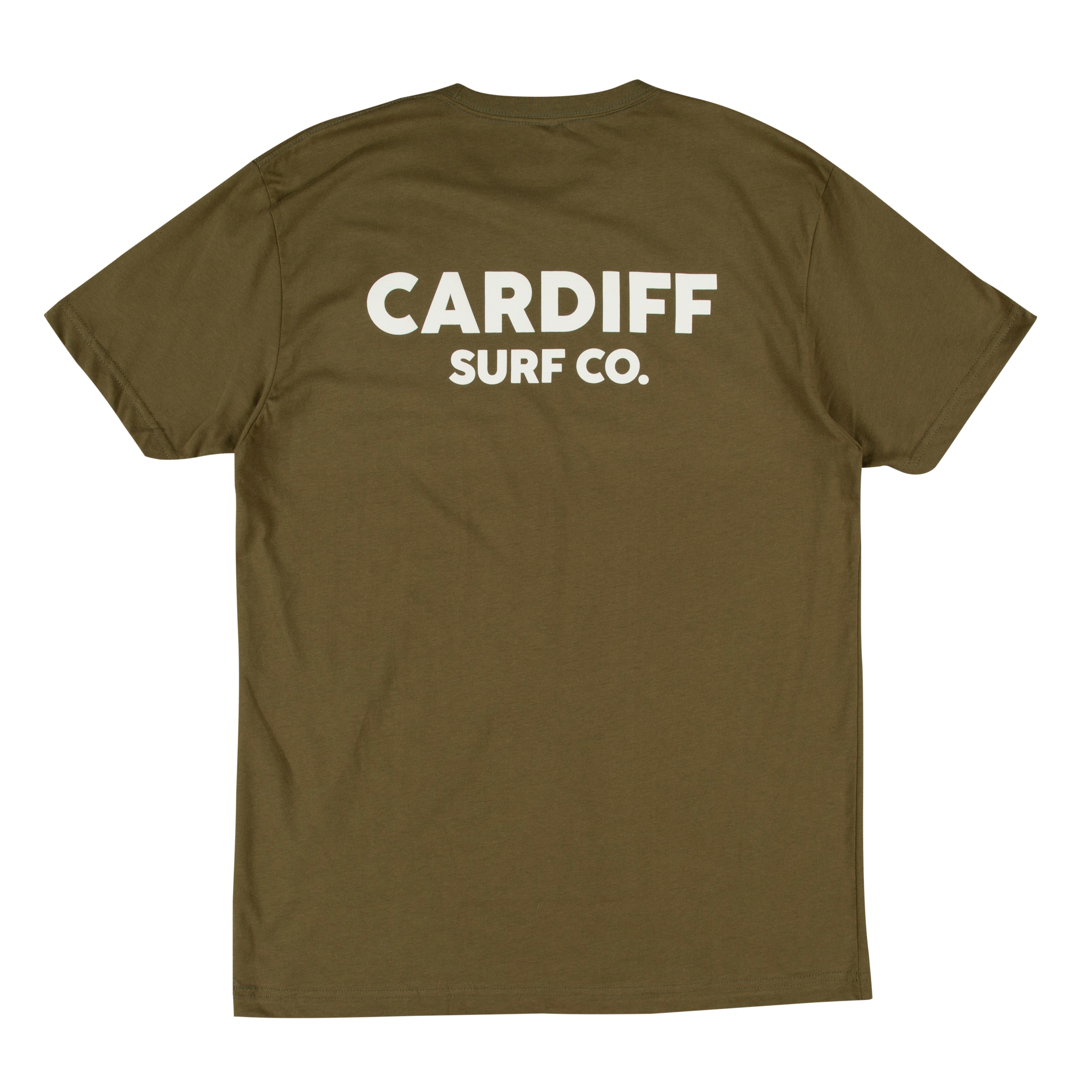 CSC Classic Short Sleeve T-Shirt- Moss Green – Cardiff Surf Co.